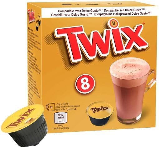 Chocolate Caliente en Cápsulas Twix 8 un – KiosClub