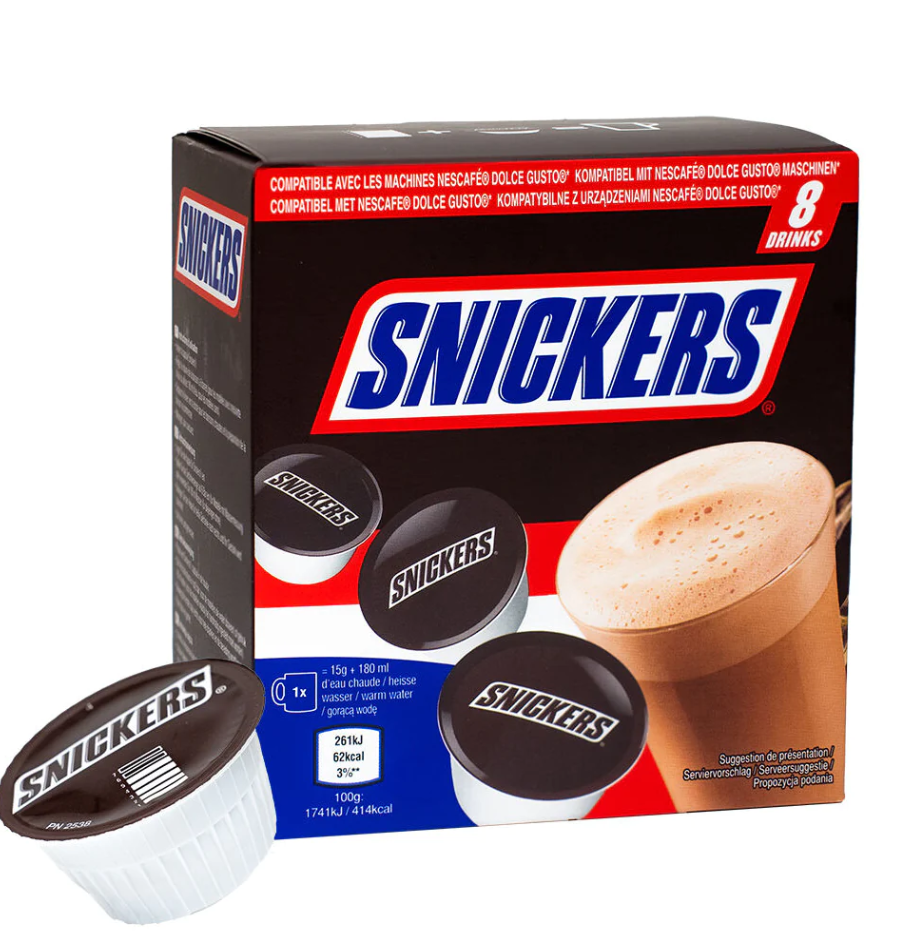 ☕ Chocolate Caliente en Cápsulas Snickers 8 Unidades - Oferta ...