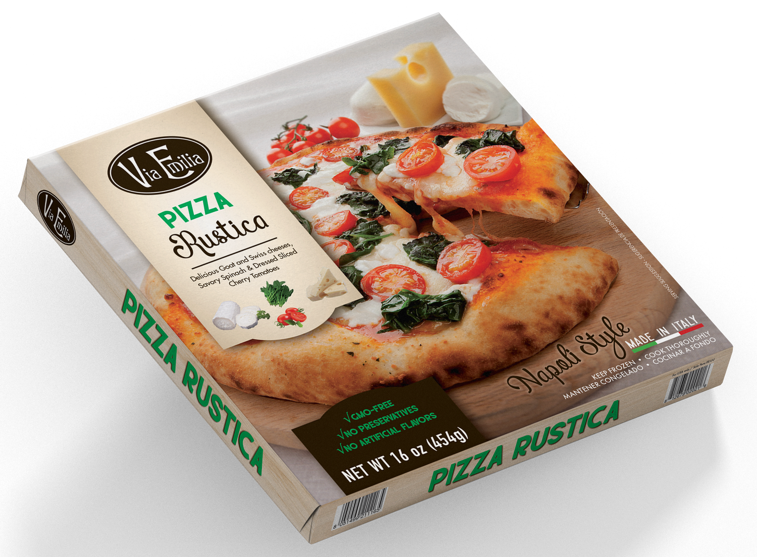 Pizza Rústica Napolitana Via Emilia 454 g – KiosClub