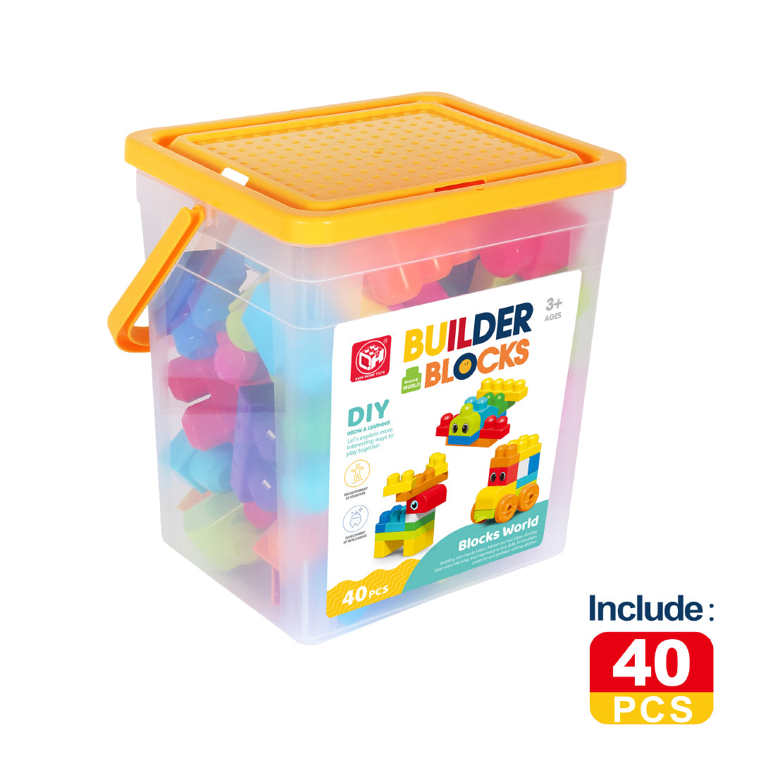 Bloques de Construcción Builder Blocks 40 Piezas 1 un – KiosClub
